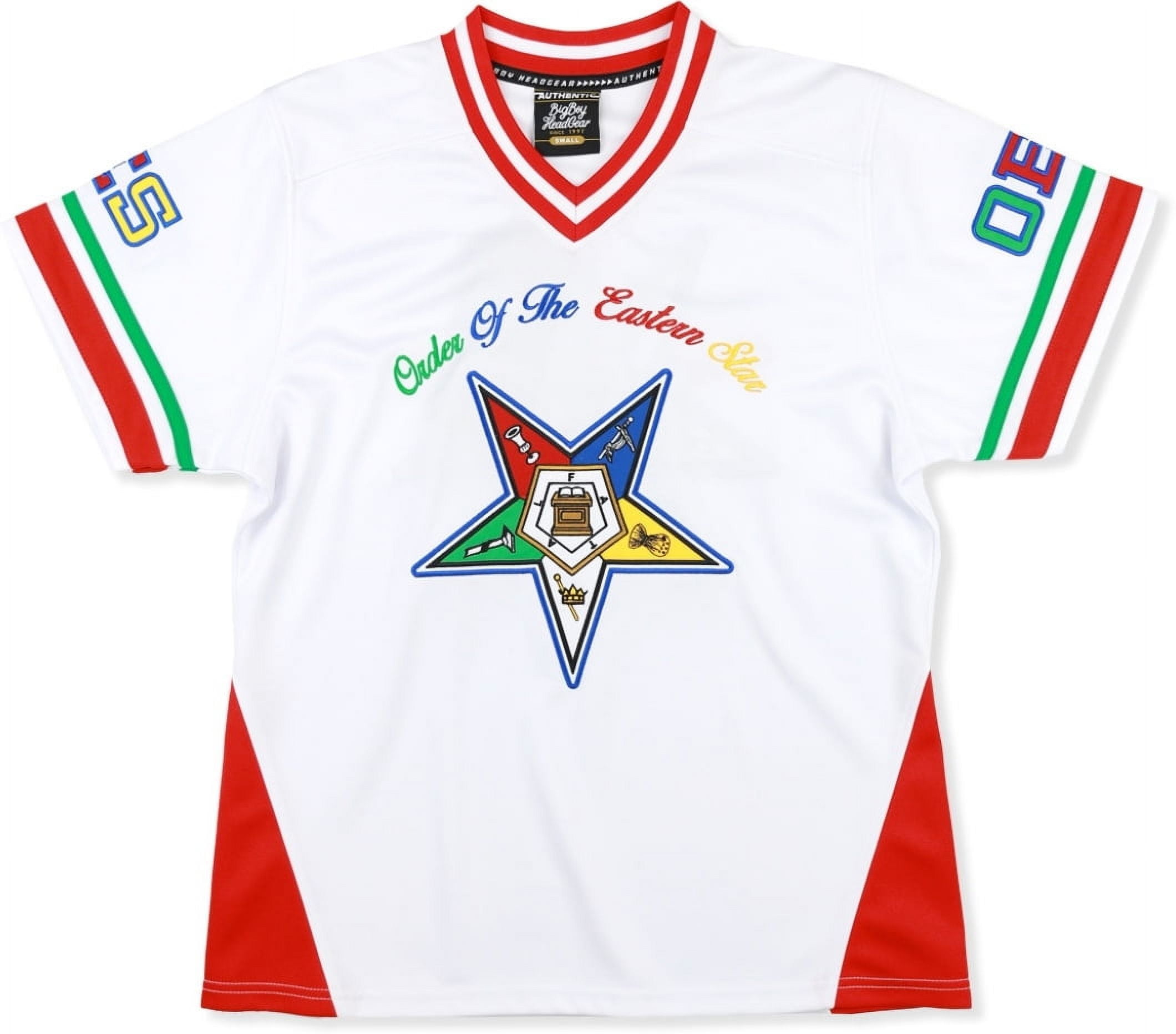 Big Boy Eastern Star Divine S16 Football Jersey [White - M] - Walmart.com