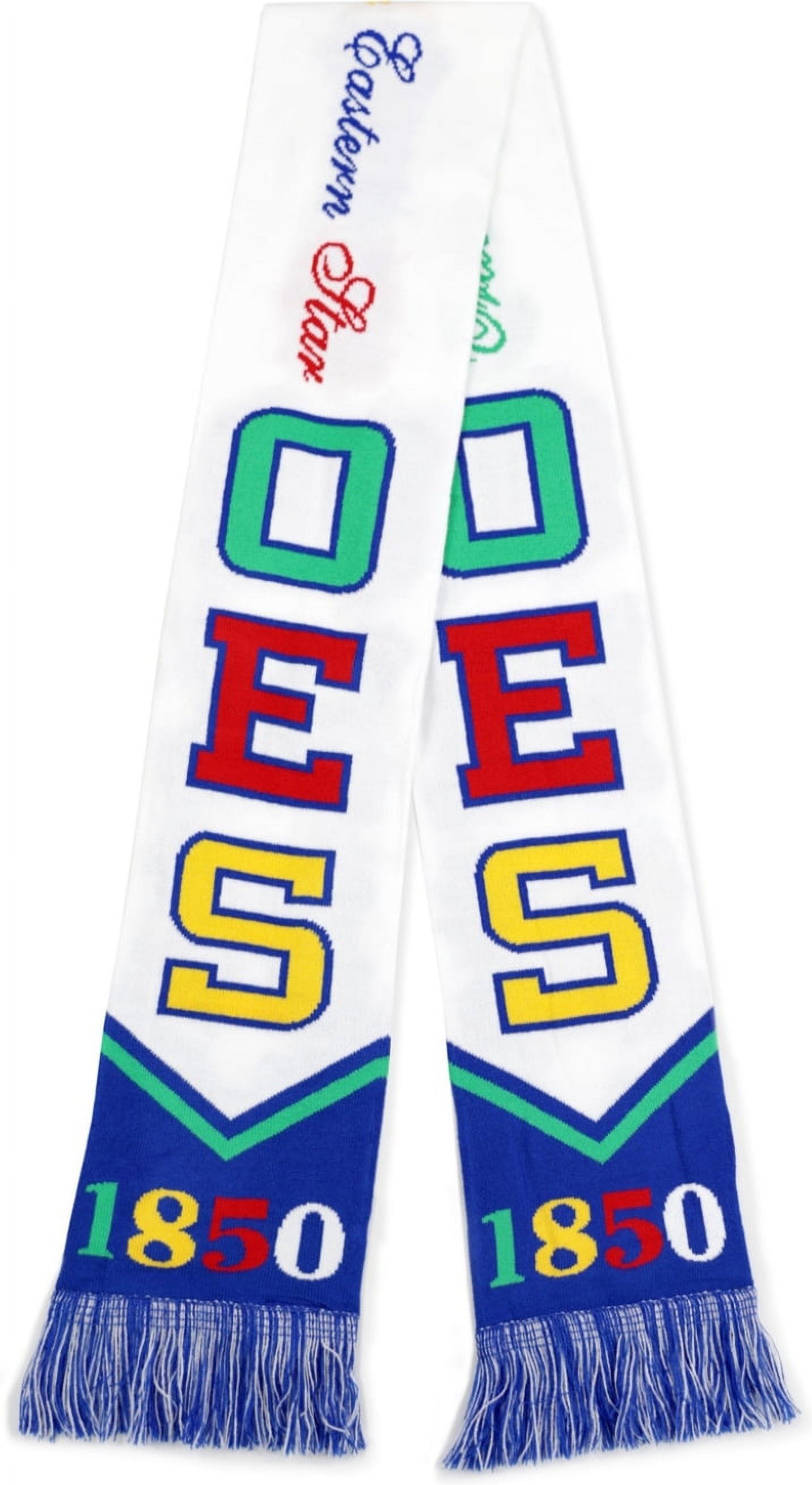 Big Boy Eastern Star Divine S7 Scarf [White - 80" x 7"] - Walmart.com
