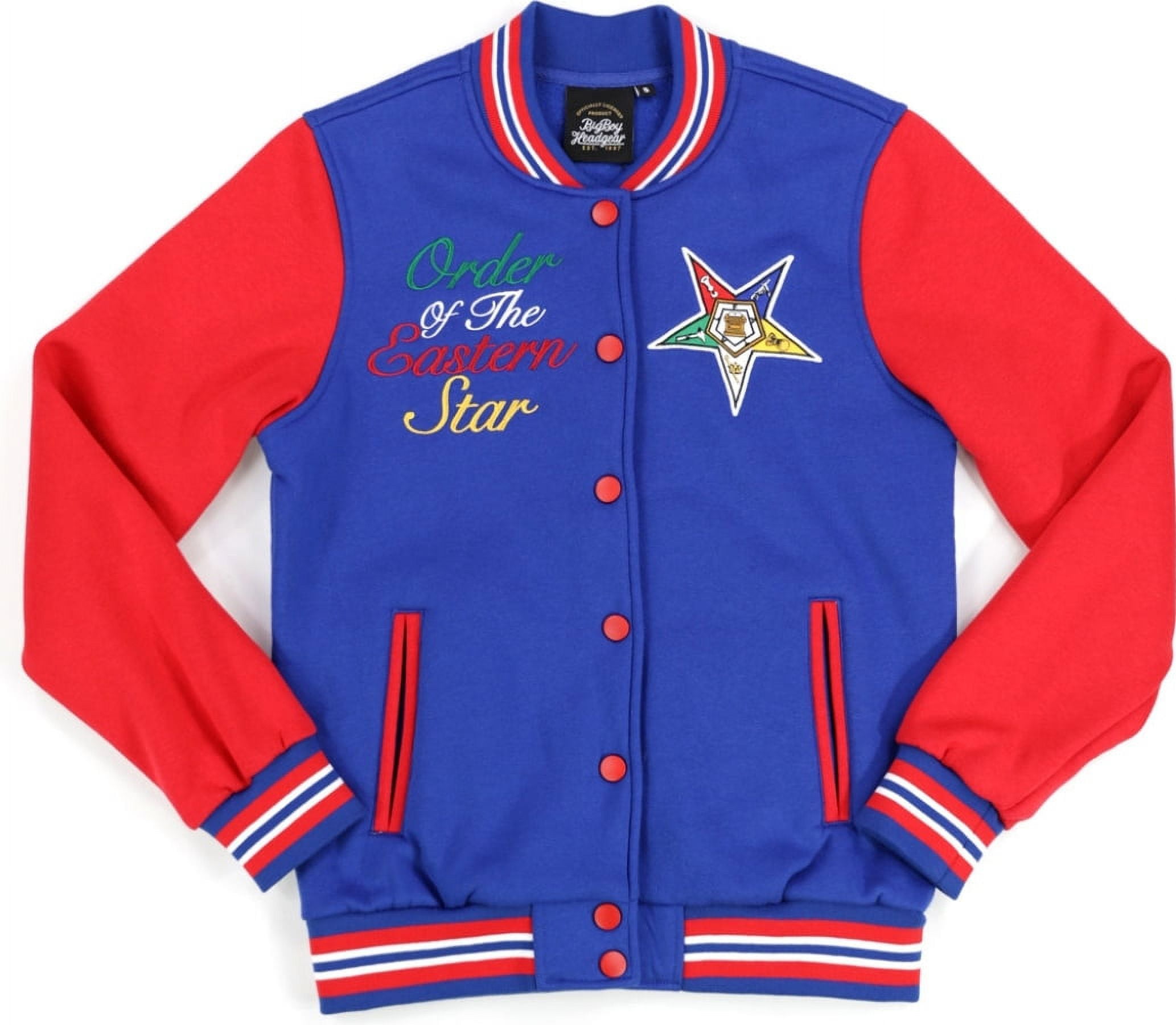 Big Boy Eastern Star Divine Womens Fleece Jacket [Royal Blue - S ...
