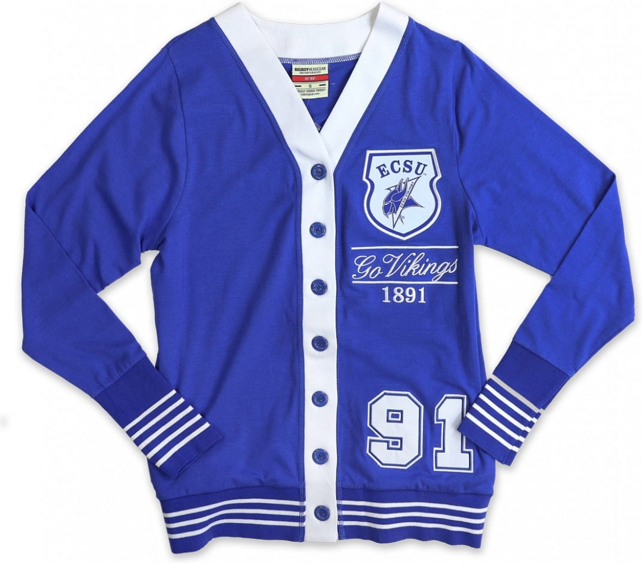 Big Boy Elizabeth City State Vikings S3 Light Weight Ladies Cardigan ...