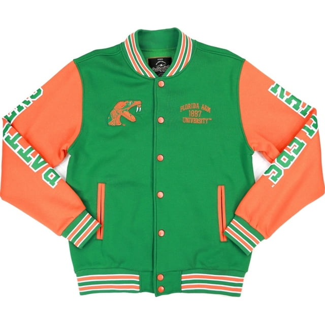 Big Boy Florida A&M Rattlers S1 Mens Fleece Jacket [Green - L ...