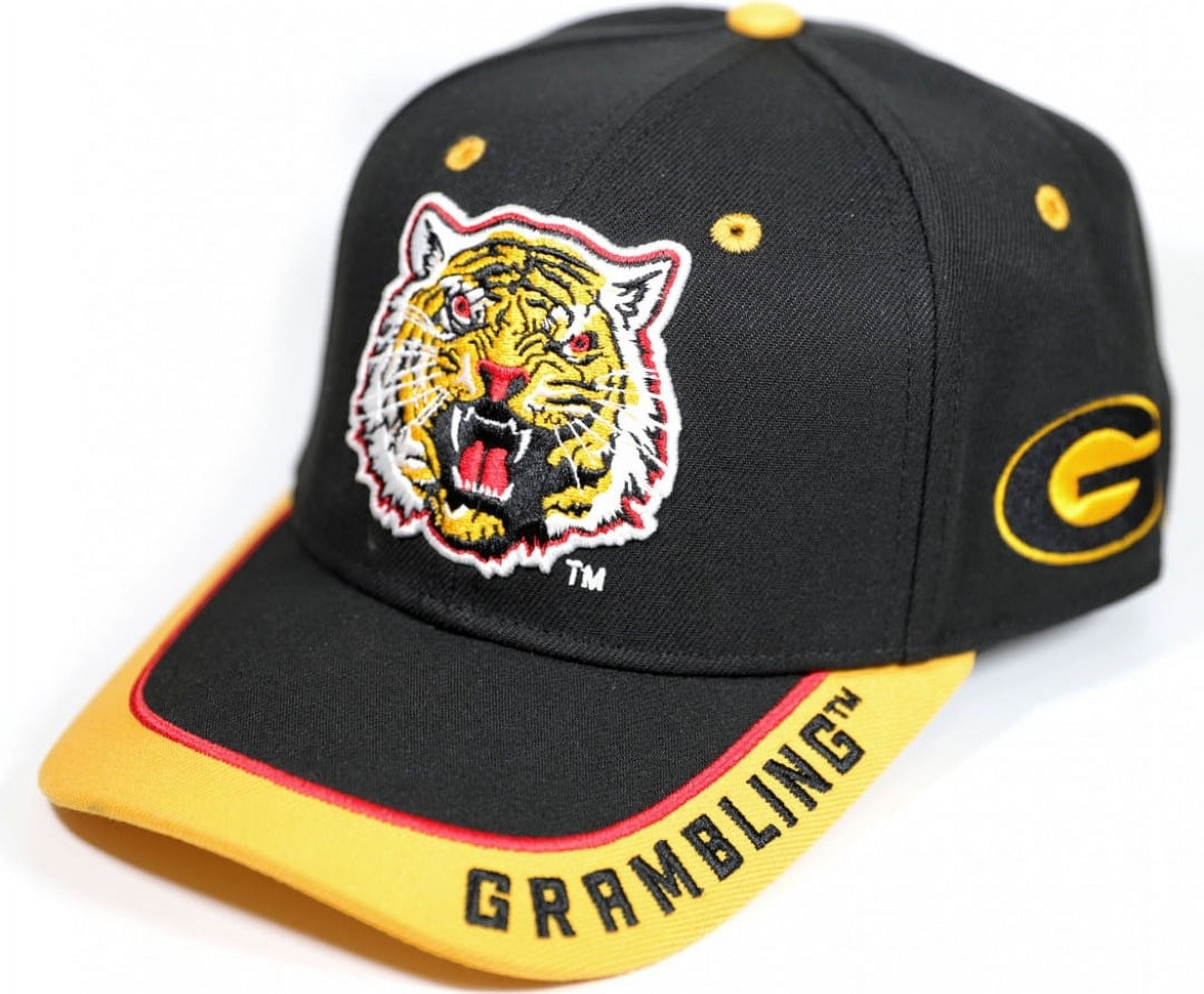 Big Boy Grambling State Tigers S148 Razor Mens Cap [Black - Adjustable ...
