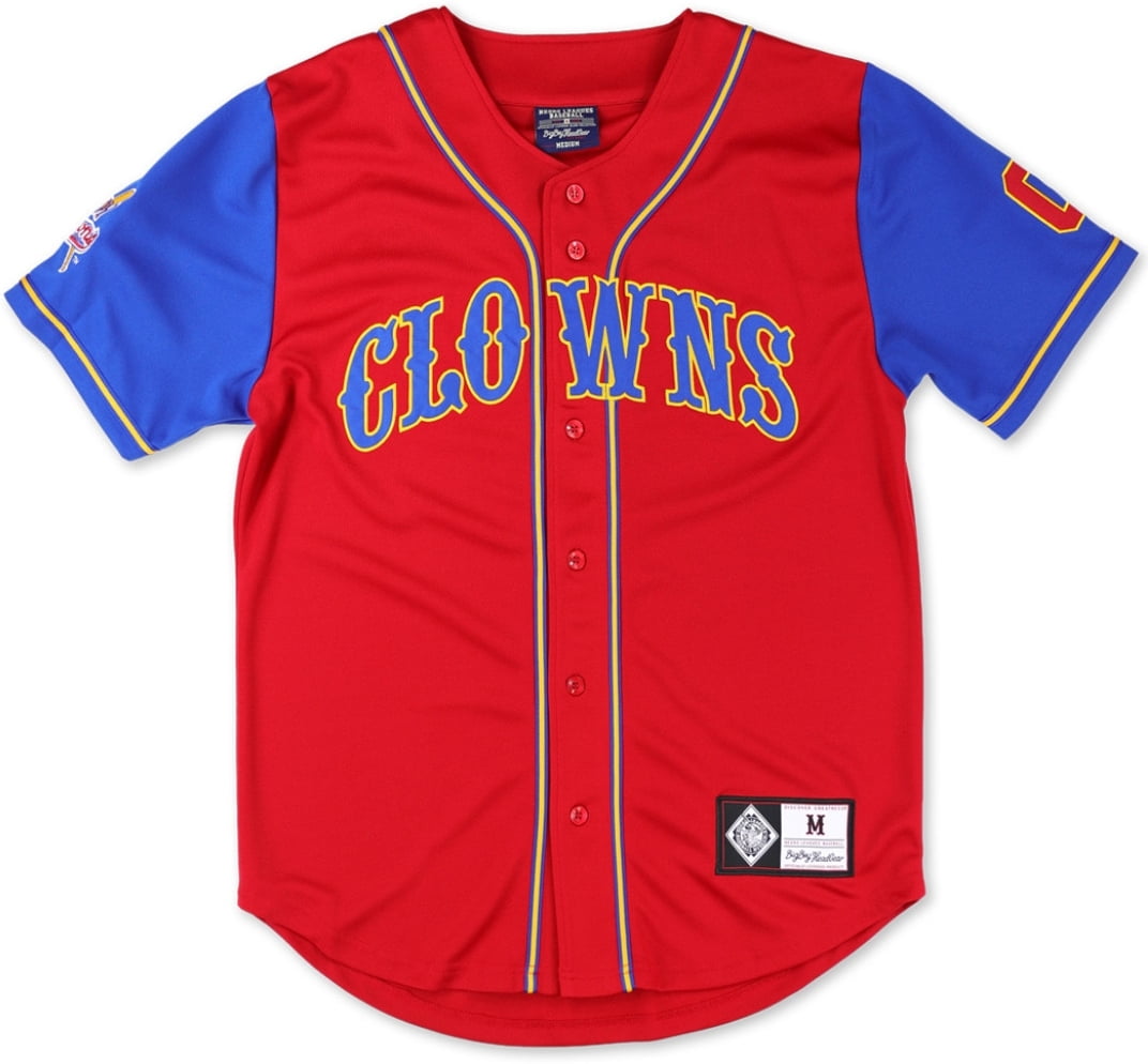 Big Boy Indianapolis Clowns Adult Baseball Jersey [Red - M] - Walmart.com