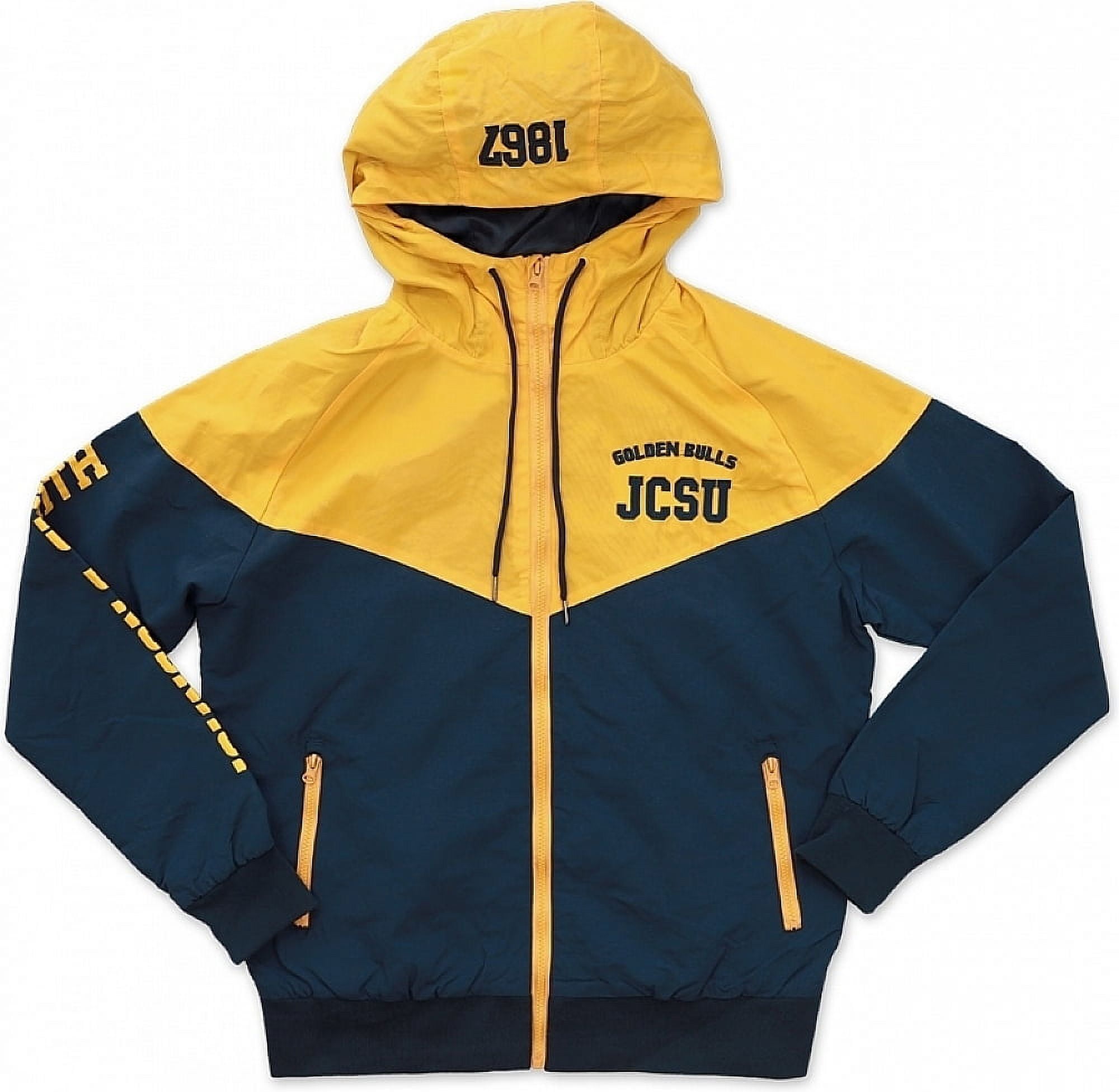 Big Boy Johnson C. Smith Golden Bulls S4 Mens Windbreaker Jacket [Navy ...