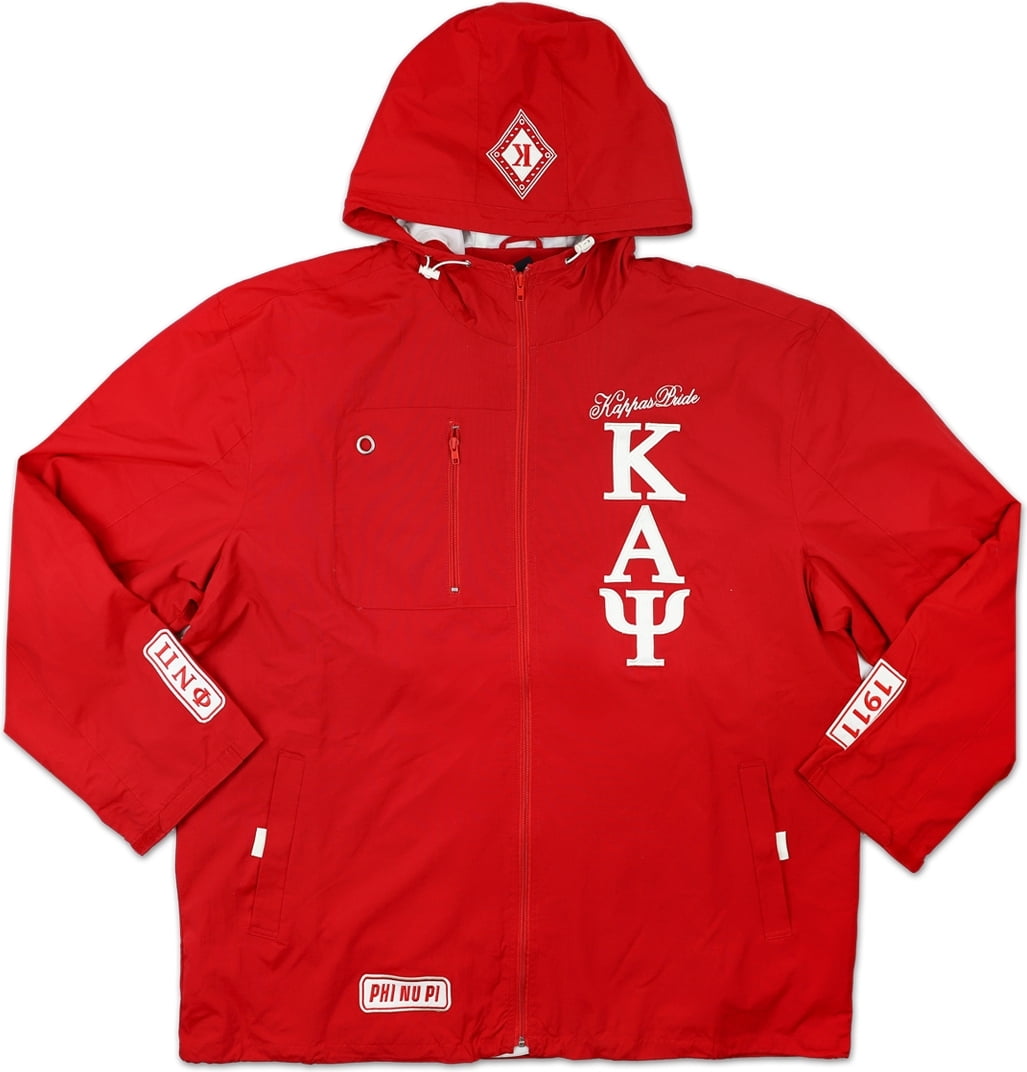 Big Boy Kappa Alpha Psi Divine 9 S3 Mens Hooded Windbreaker Jacket ...