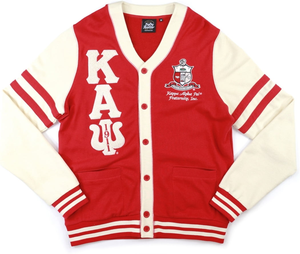 Big Boy Kappa Alpha Psi Divine 9 S6 Cardigan [Crimson Red - 3XL ...