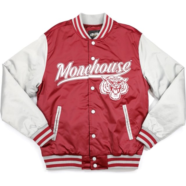 Big Boy Morehouse Maroon Tigers S7 Light Weight Mens Baseball Jacket ...