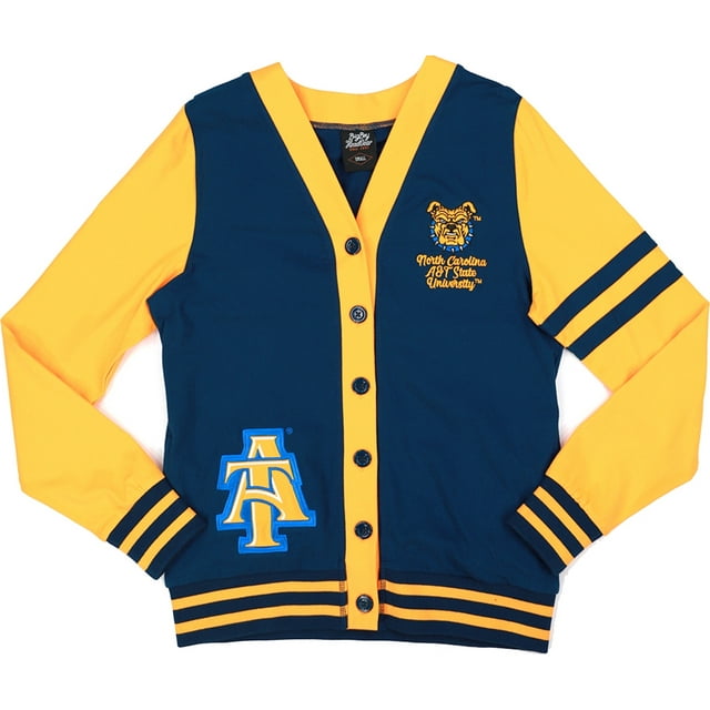 Big Boy North Carolina A&T Aggies S11 Womens Lightweight Cardigan [Navy ...