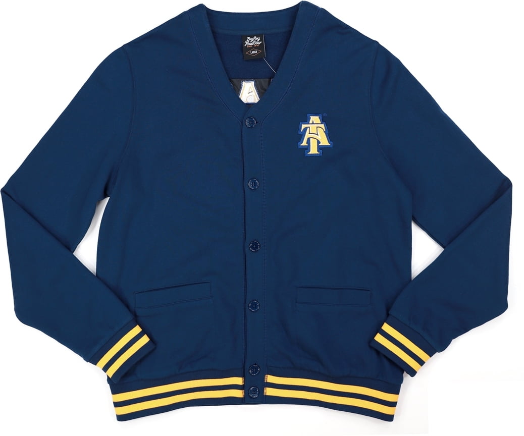 Big Boy North Carolina A&T Aggies S6 Mens Cardigan [Navy Blue - S ...
