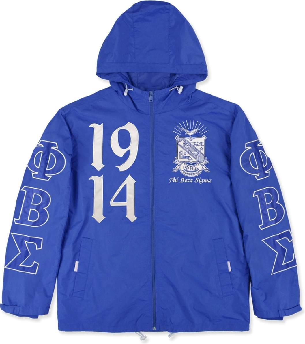 Big Boy Phi Beta Sigma Divine 9 S8 Mens Windbreaker Jacket [Royal Blue ...