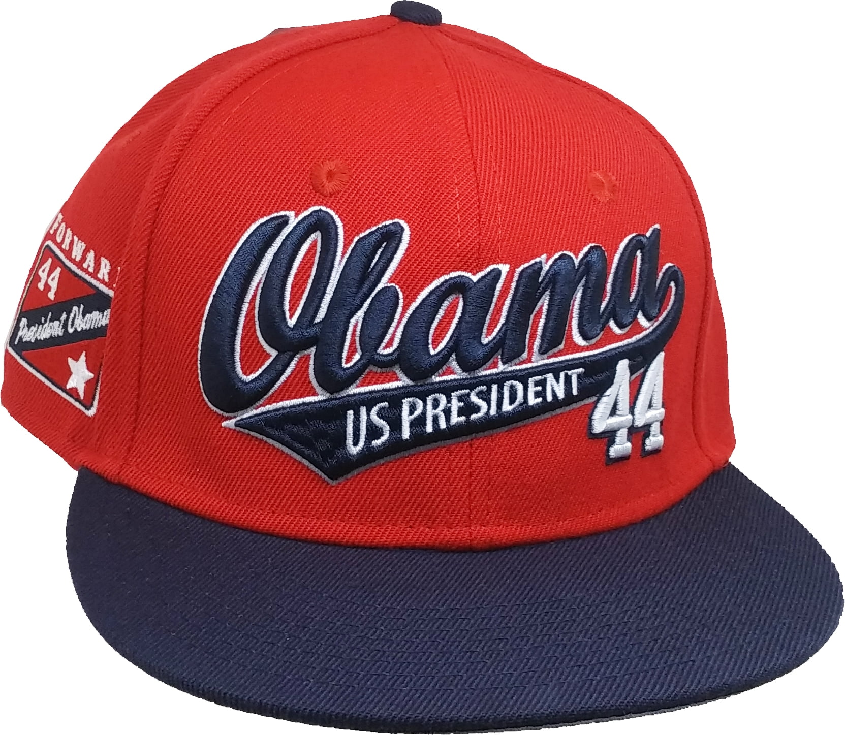 Big Boy Pres. Barack Obama Athletic Script S144 Mens Snapback Cap [Red ...