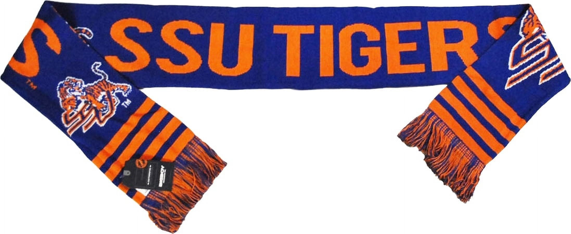 Big Boy Savannah State Tigers S2 Scarf [Royal Blue - 80" x 7 ...