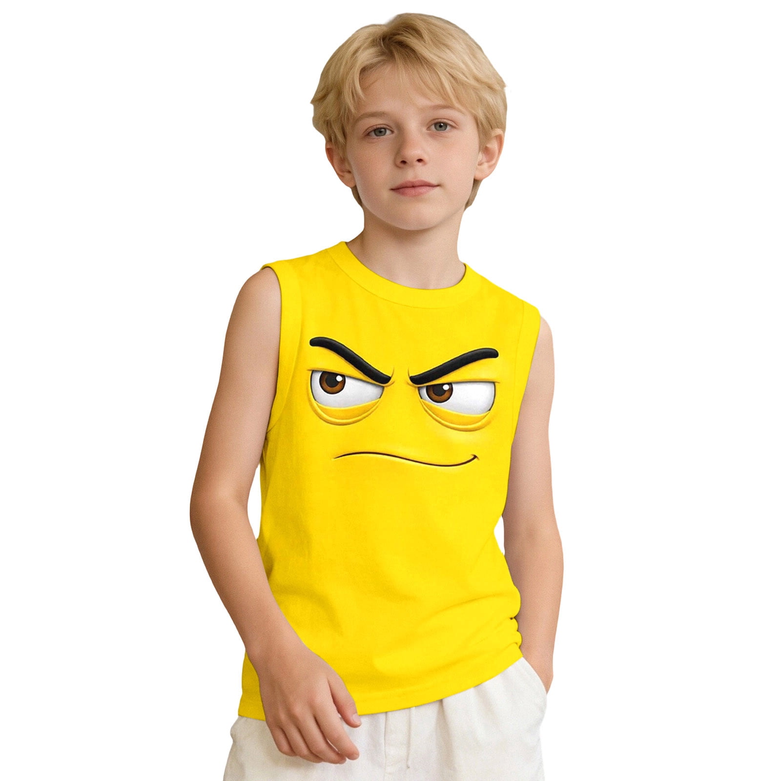 Big Boy School's Out for T-Shirt Cool Kids Sleeveless Tank With Cartoon ...