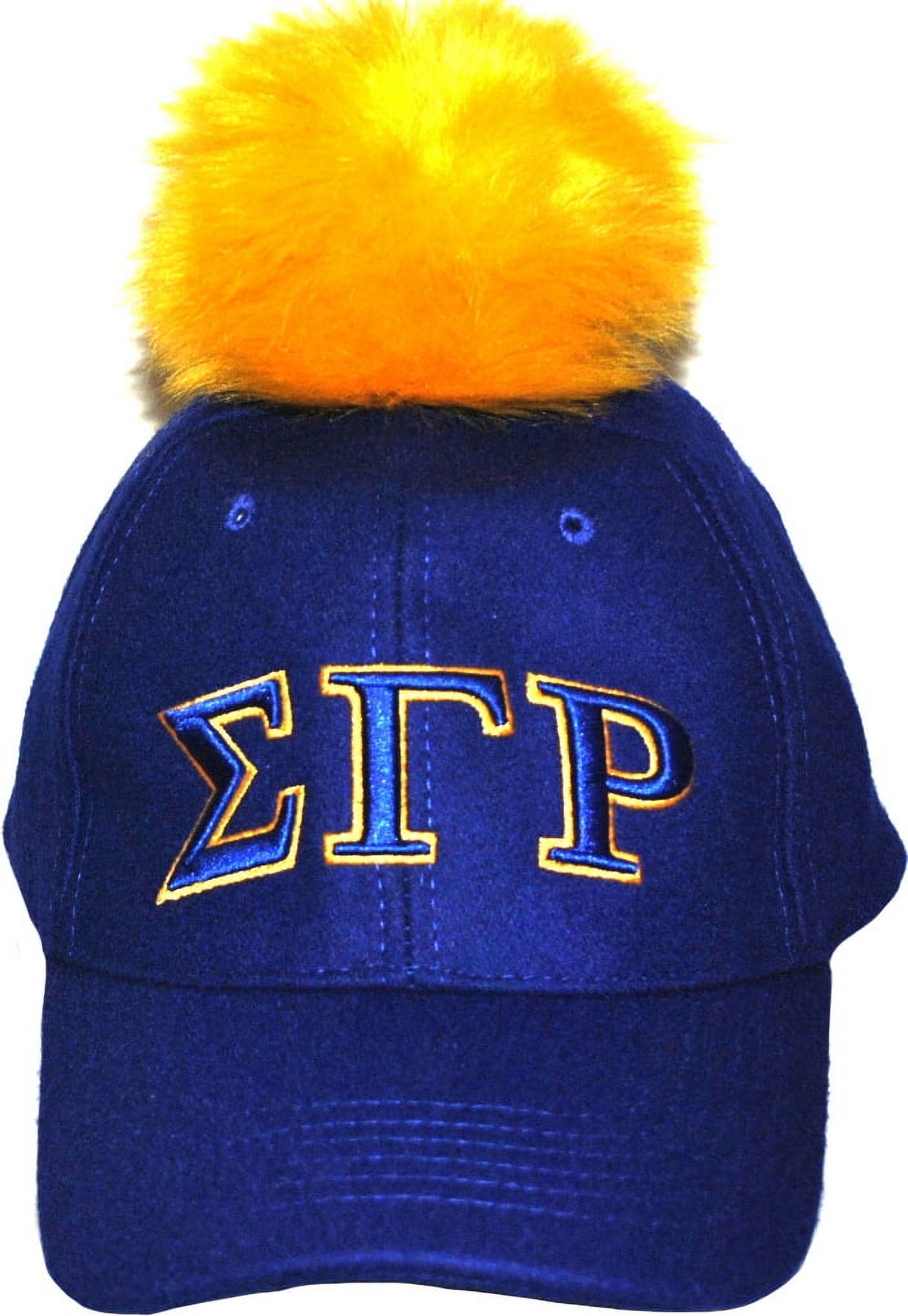Big Boy Sigma Gamma Rho Divine 9 S148 Ladies Pom Pom Cap [Royal Blue ...