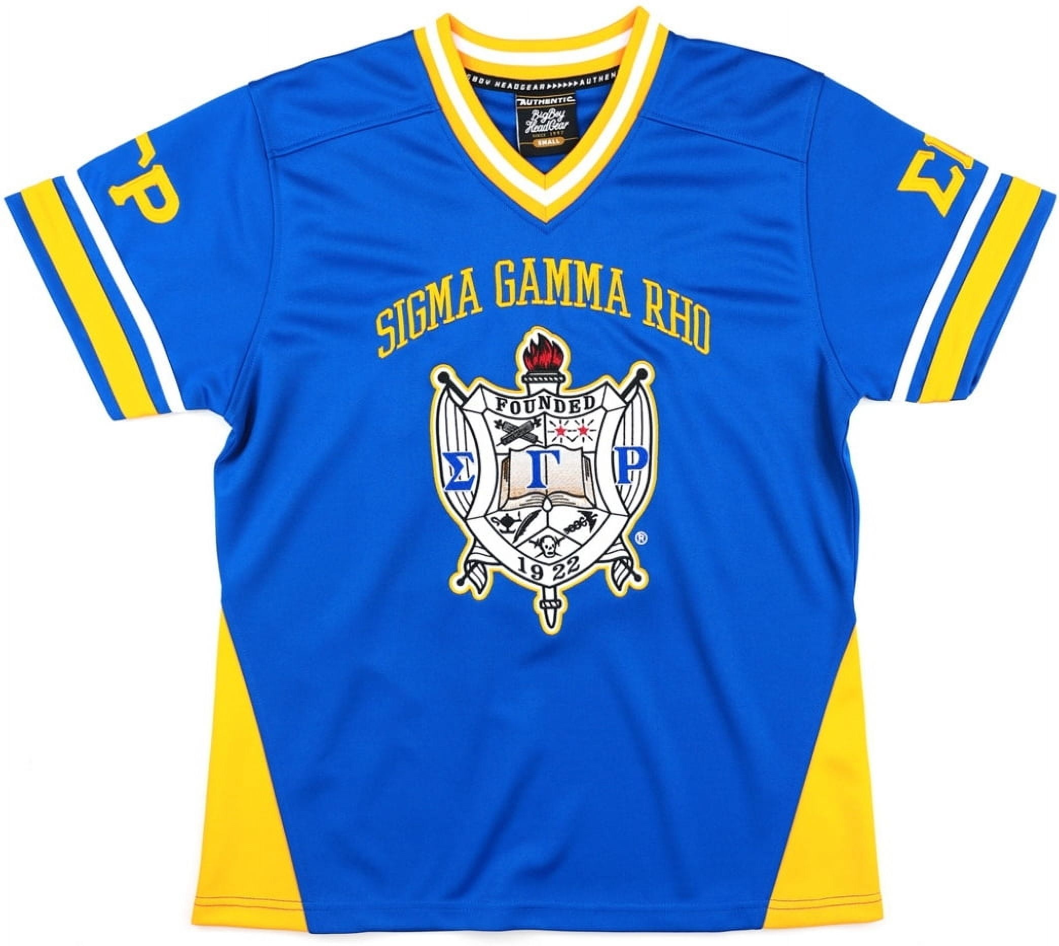 Big Boy Sigma Gamma Rho Divine 9 S16 Football Jersey [Royal Blue - XL ...