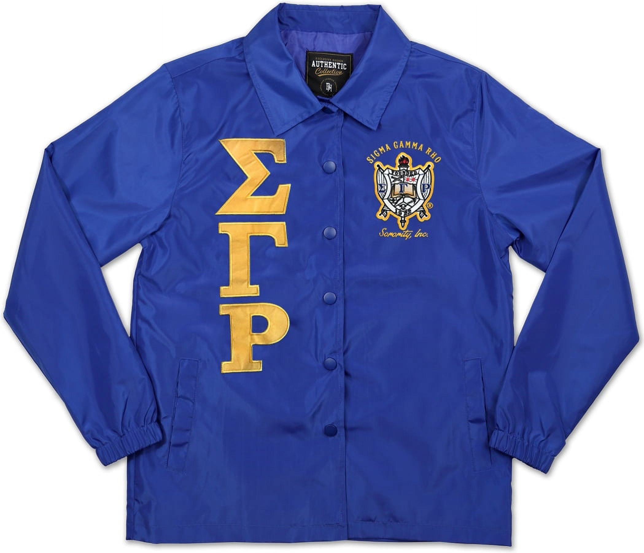 Big Boy Sigma Gamma Rho Divine 9 Waterproof Ladies Coach/Line Jacket ...