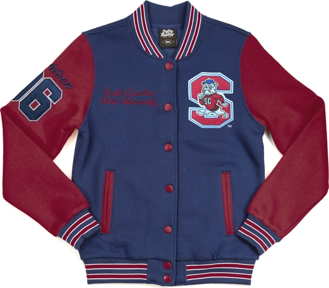 Big Boy South Carolina State Bulldogs S4 Womens Fleece Jacket [Navy ...