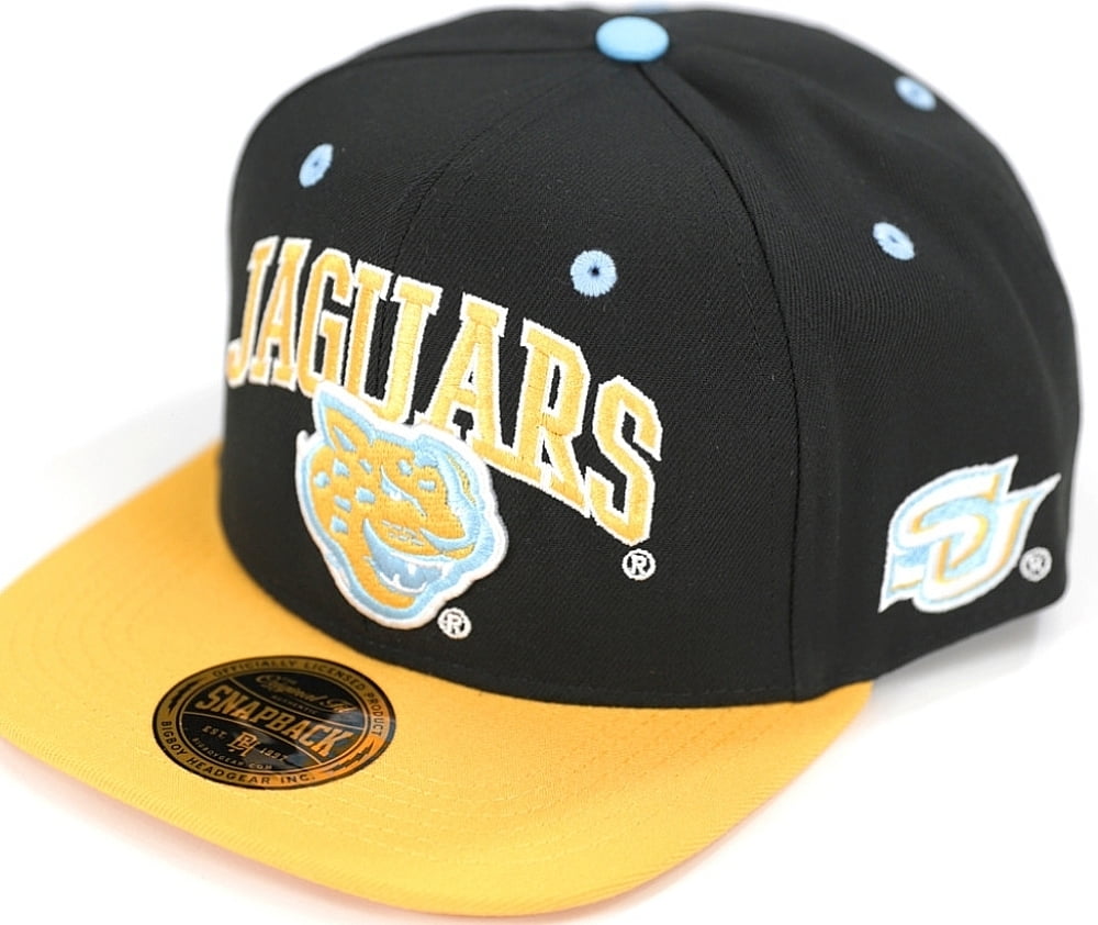Big Boy Southern Jaguars S144 Mens Snapback Cap [Black - Adjustable ...