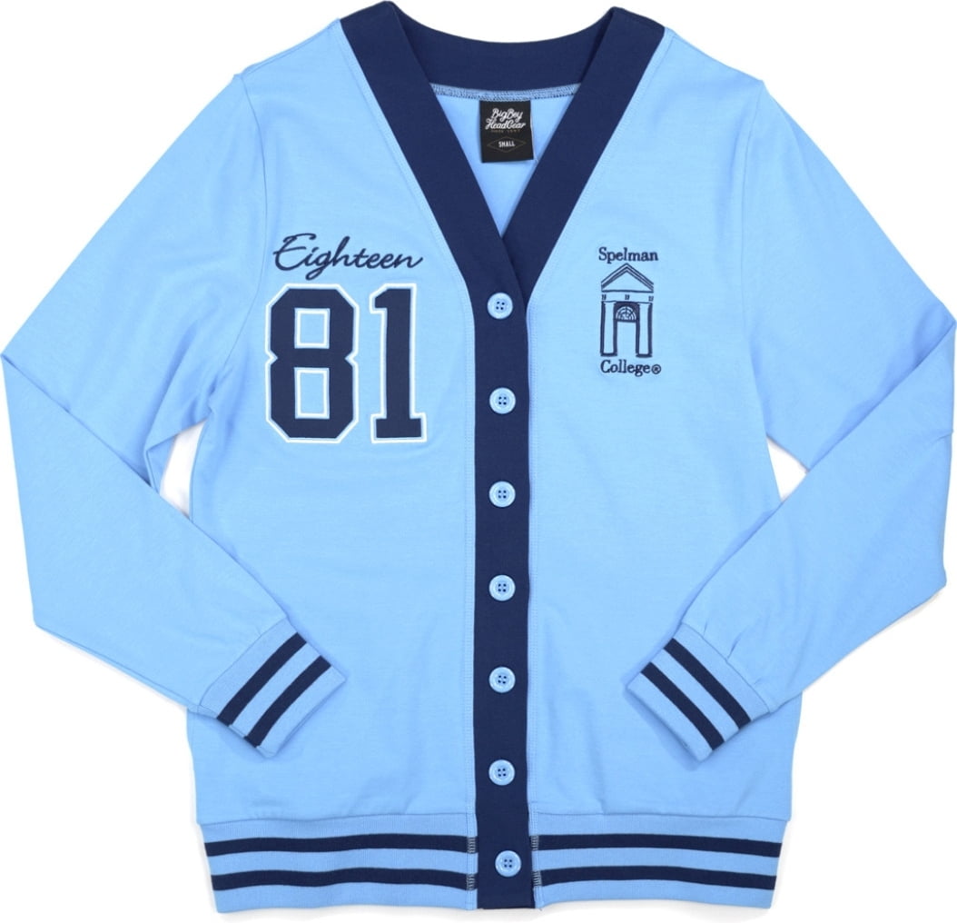Big Boy Spelman College S10 Womens Cardigan [Sky Blue - 2XL] - Walmart.com