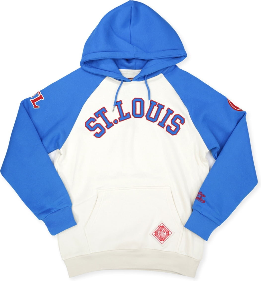 Big Boy St. Louis Stars Heritage Mens Hoodie [Ivory White/Royal Blue ...