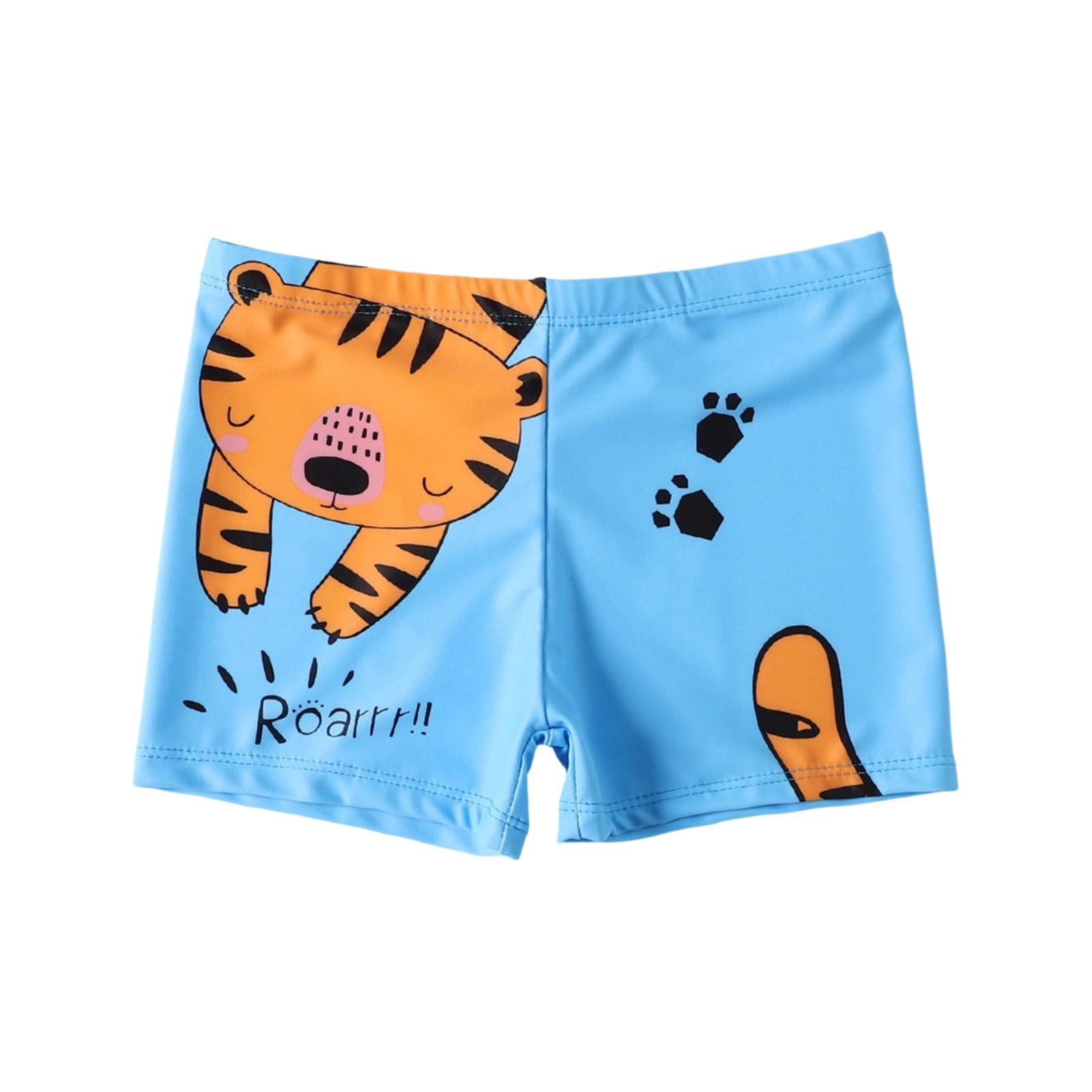 Big Boy Swimwear Sets Bright Cartoon Pattern Trunks Daily Pool Quick ...