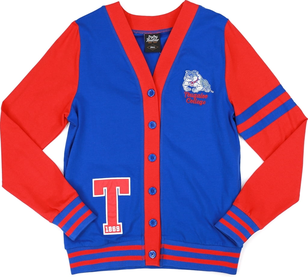 Big Boy Tougaloo Bulldogs S11 Womens Lightweight Cardigan [Royal Blue ...