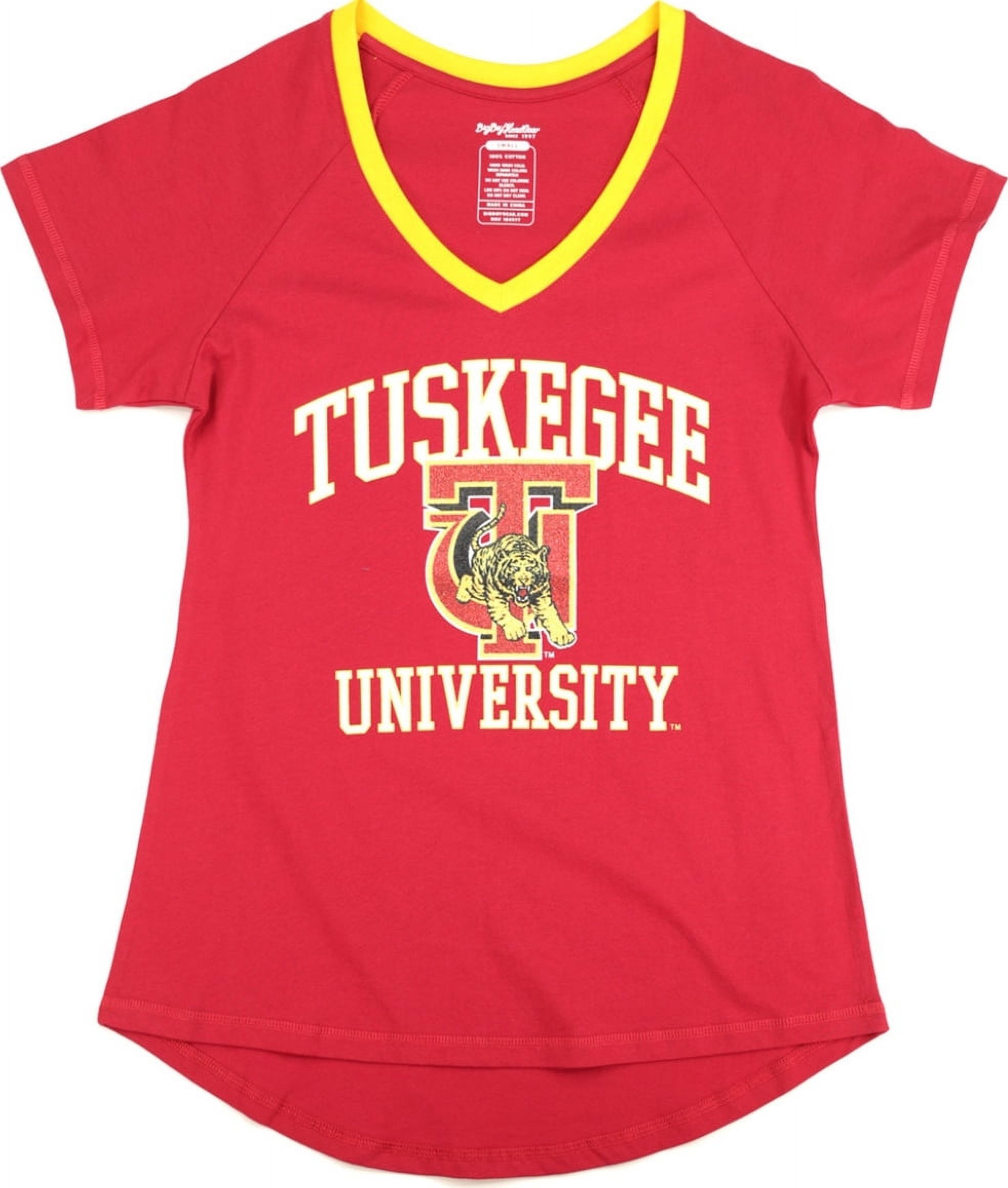 Big Boy Tuskegee Golden Tigers S3 Ladies V-Neck Tee [Crimson Red - M] - Walmart.com