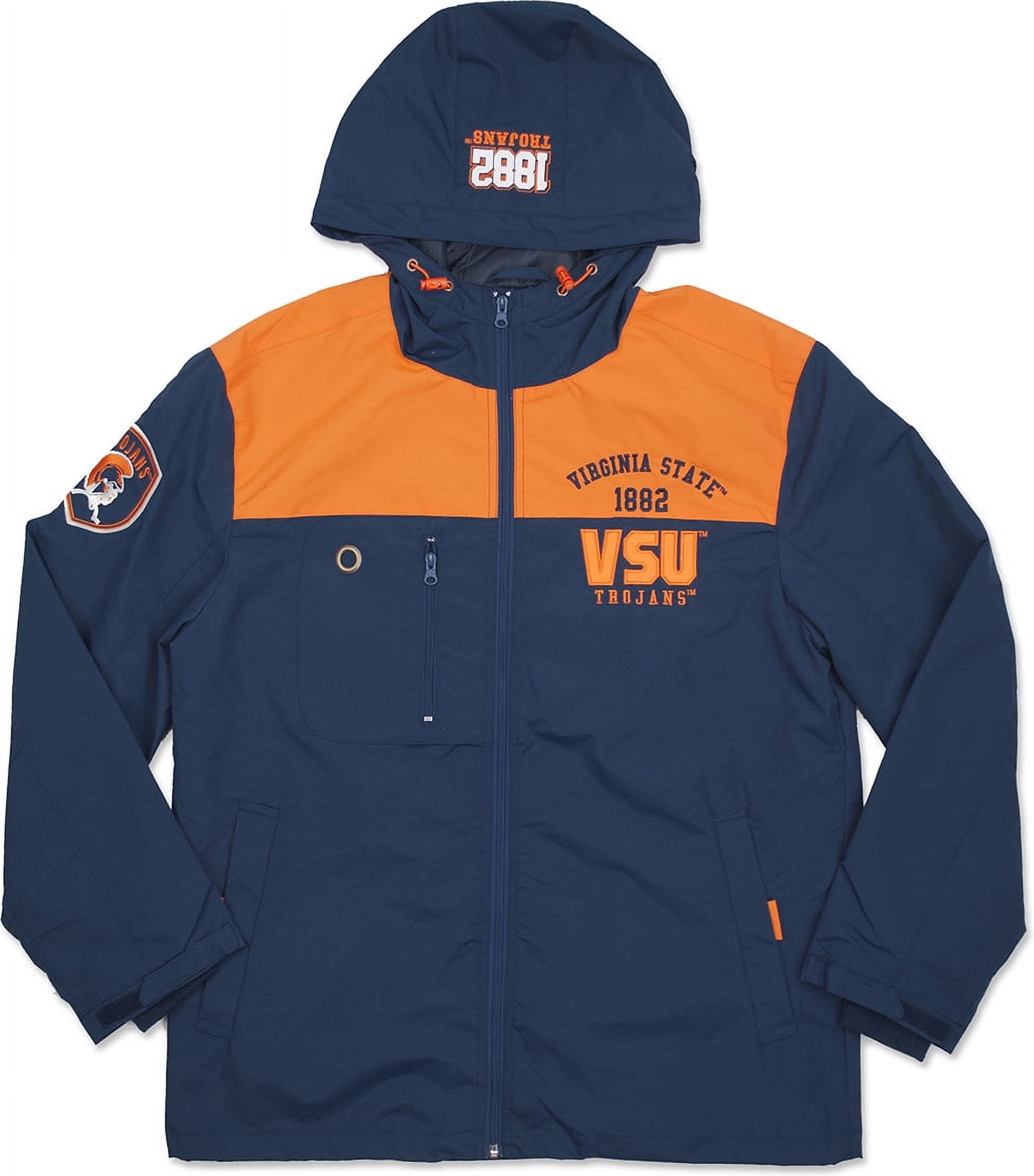 Big Boy Virginia State Trojans S3 Mens Windbreaker Jacket [Navy Blue ...