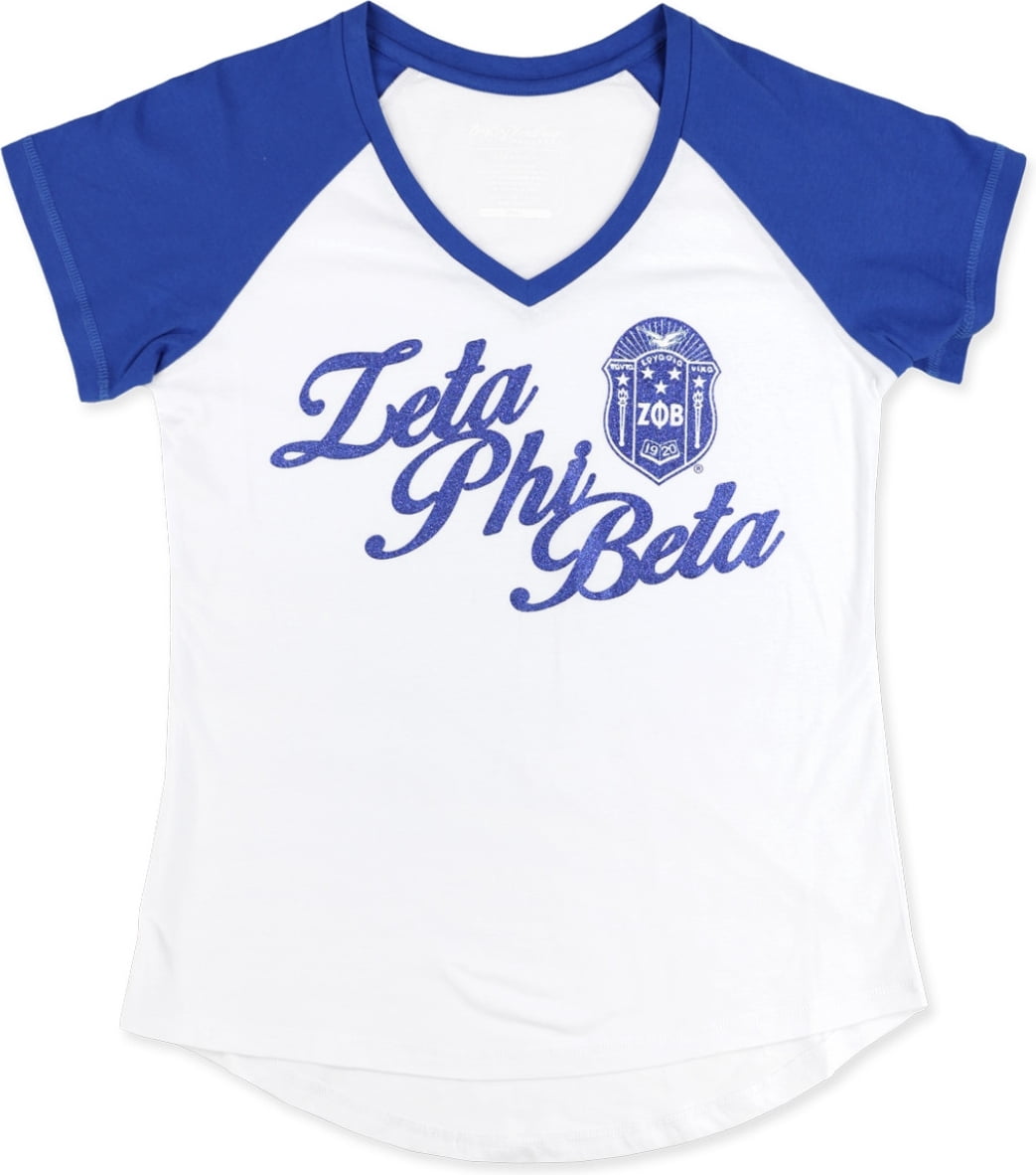 Big Boy Zeta Phi Beta Divine 9 S2 V-Neck Ladies Tee [White - 4XL ...