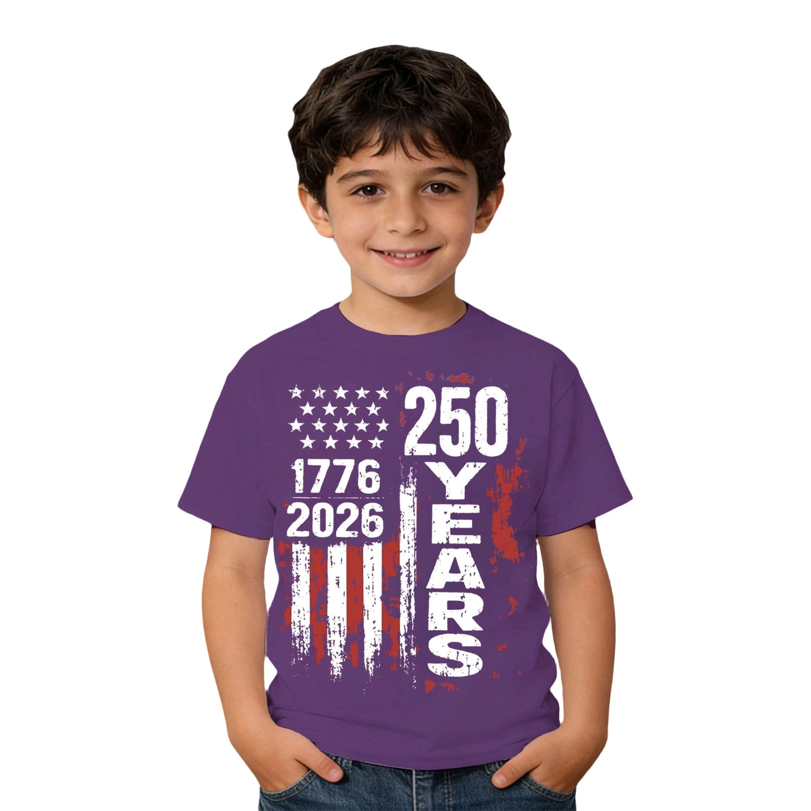 Big Boys 4Th of July Tshirts Fashion Graphic Print Short Sleeve Crew ...