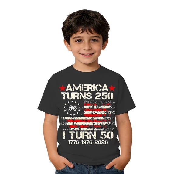 Big Boys 4Th of July Shirt Patriotic Graphic Print Short Sleeve Casual ...