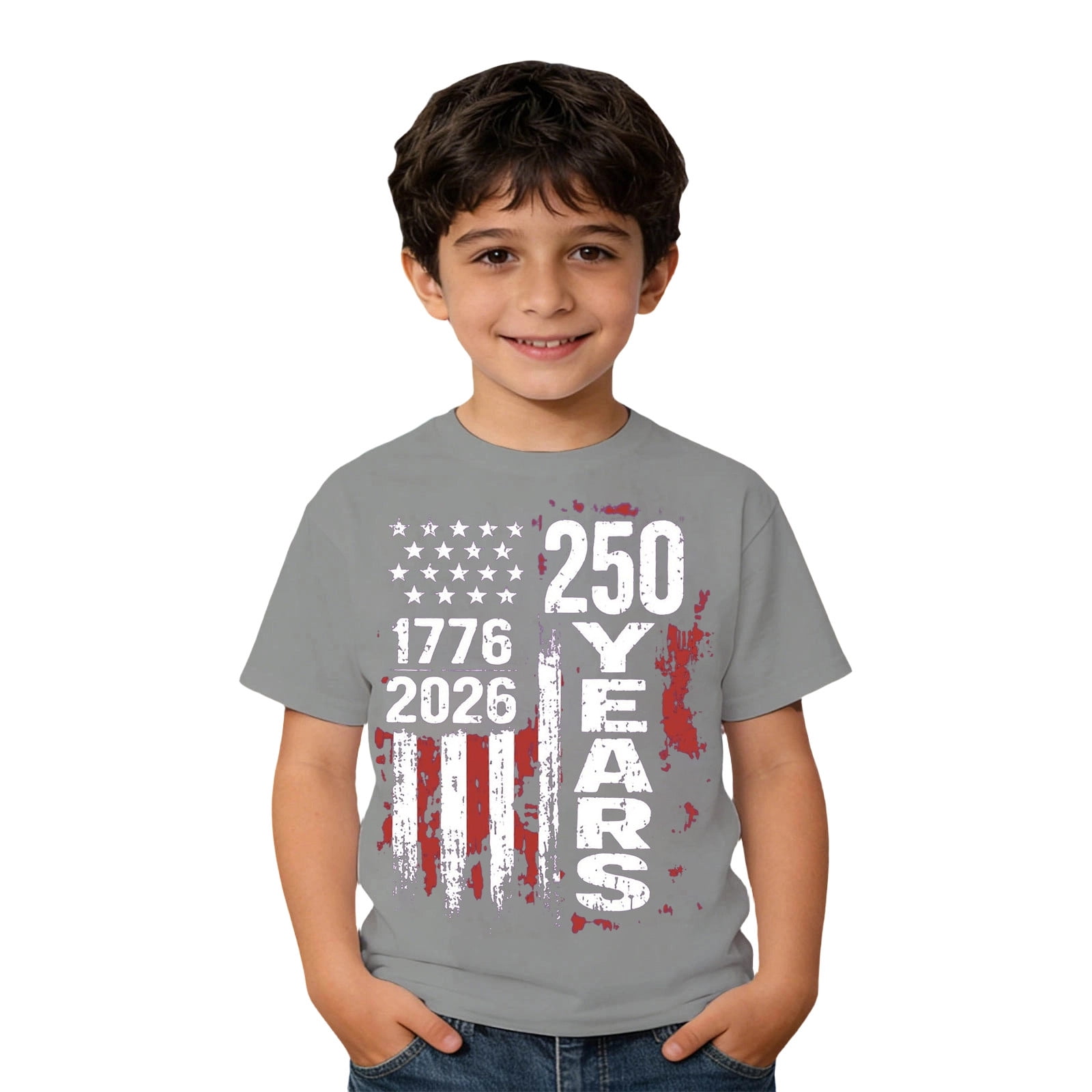 Big Boys Fourth of July T Shirts Fashion Graphic Print Short Sleeve ...