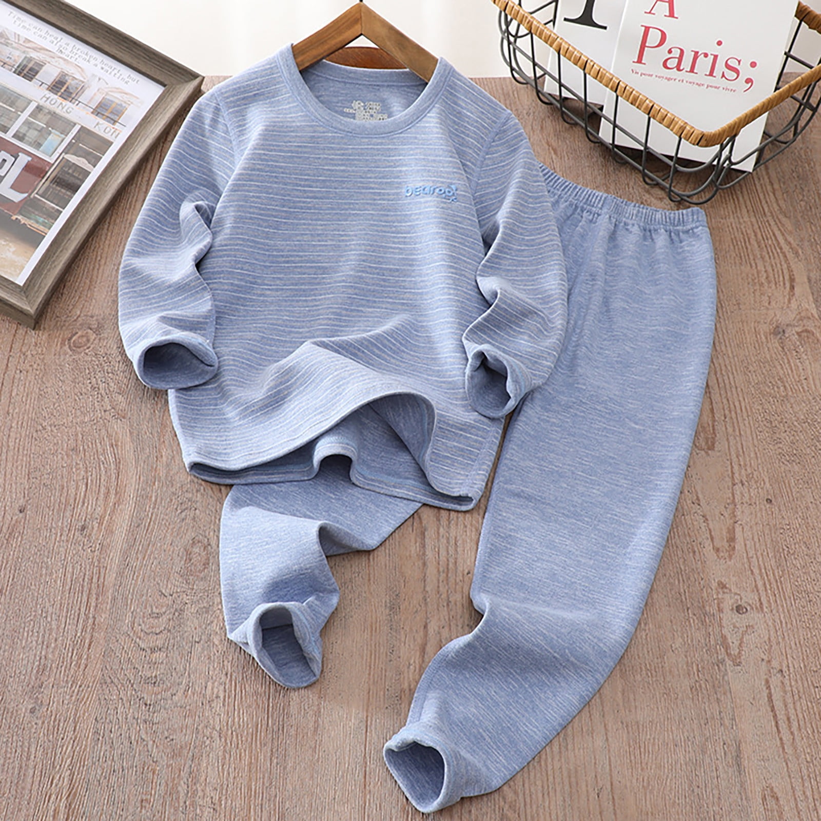 Big Boys Heavyweight Thermal Underwear Wool Silk Blend Base Layer Long ...