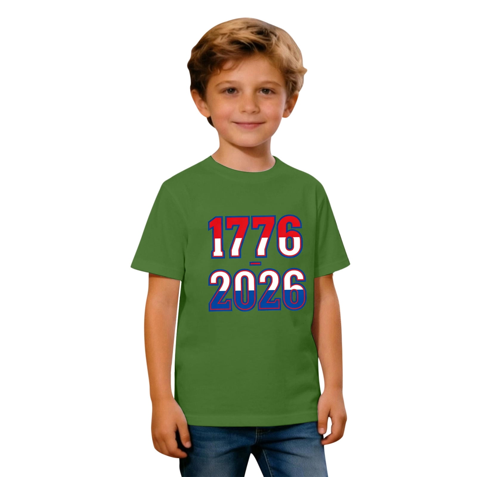 Big Boys Kids Crewneck T-Shirts Graphic Cartoon Print Short Sleeve ...