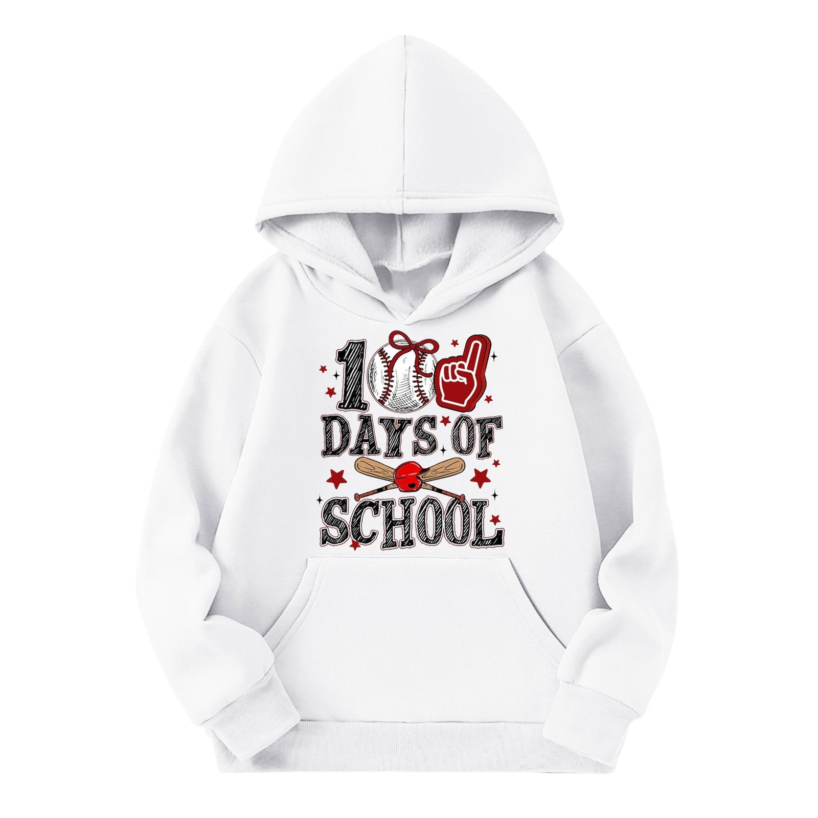 Big Boys Loose Fit Pullover Hooded Sweatshirt Casual Fashion Kids ...