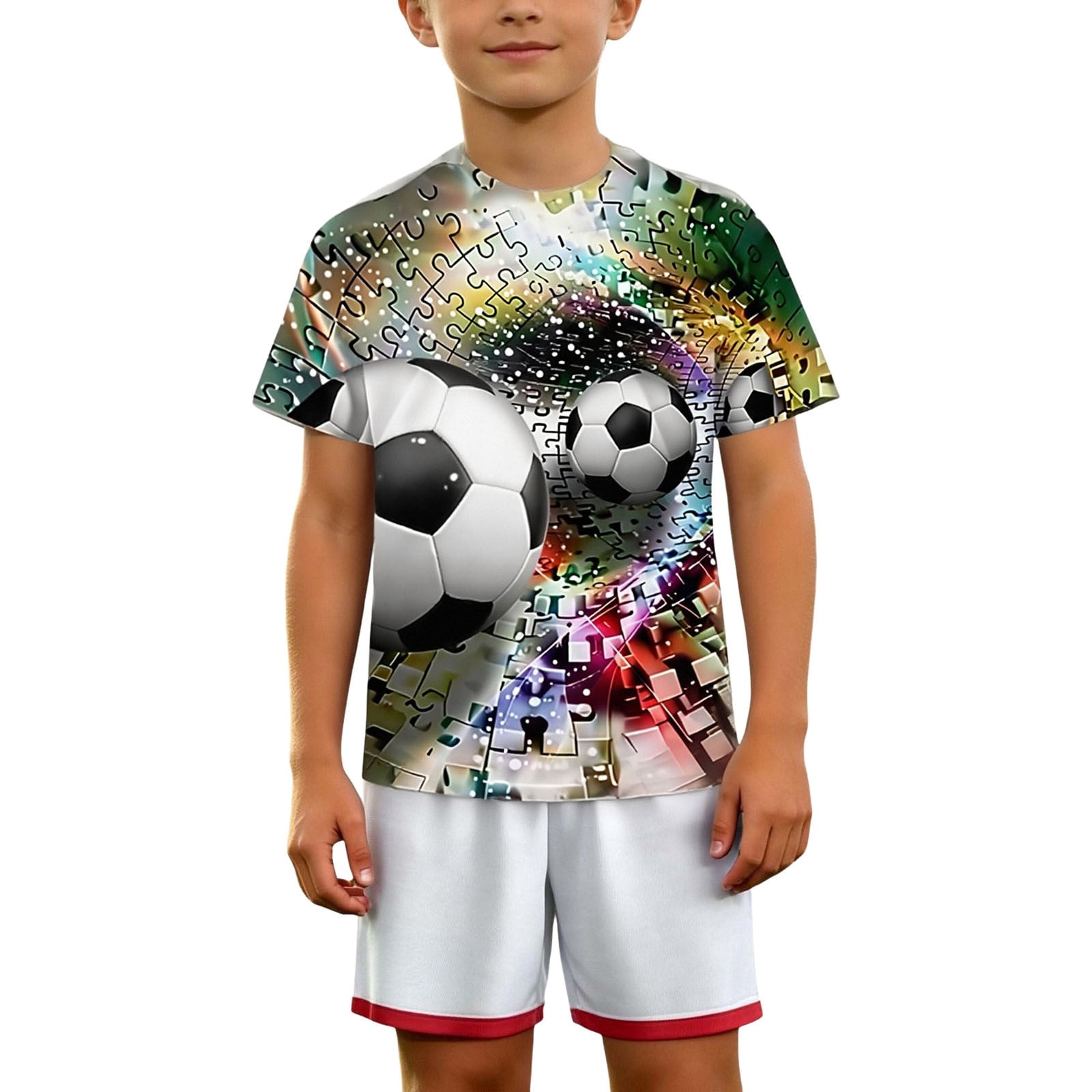 Big Boys Performance Shirts Graphic Tee Short Sleeve Athletic Sporty ...