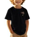 Big Boys Shirts Girls Printed Children Casual Sports Comfortable Loose ...