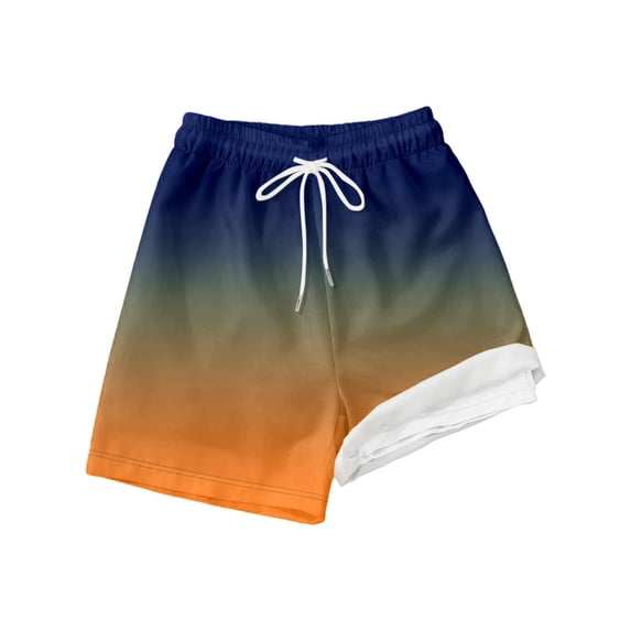 Big Boys Swimsuits With Prints Beach Shorts For Kids Pool Party Water ...