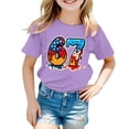 Big Boys T Shirts Cartoon Number Print Short Sleeve Tee Lightweight ...