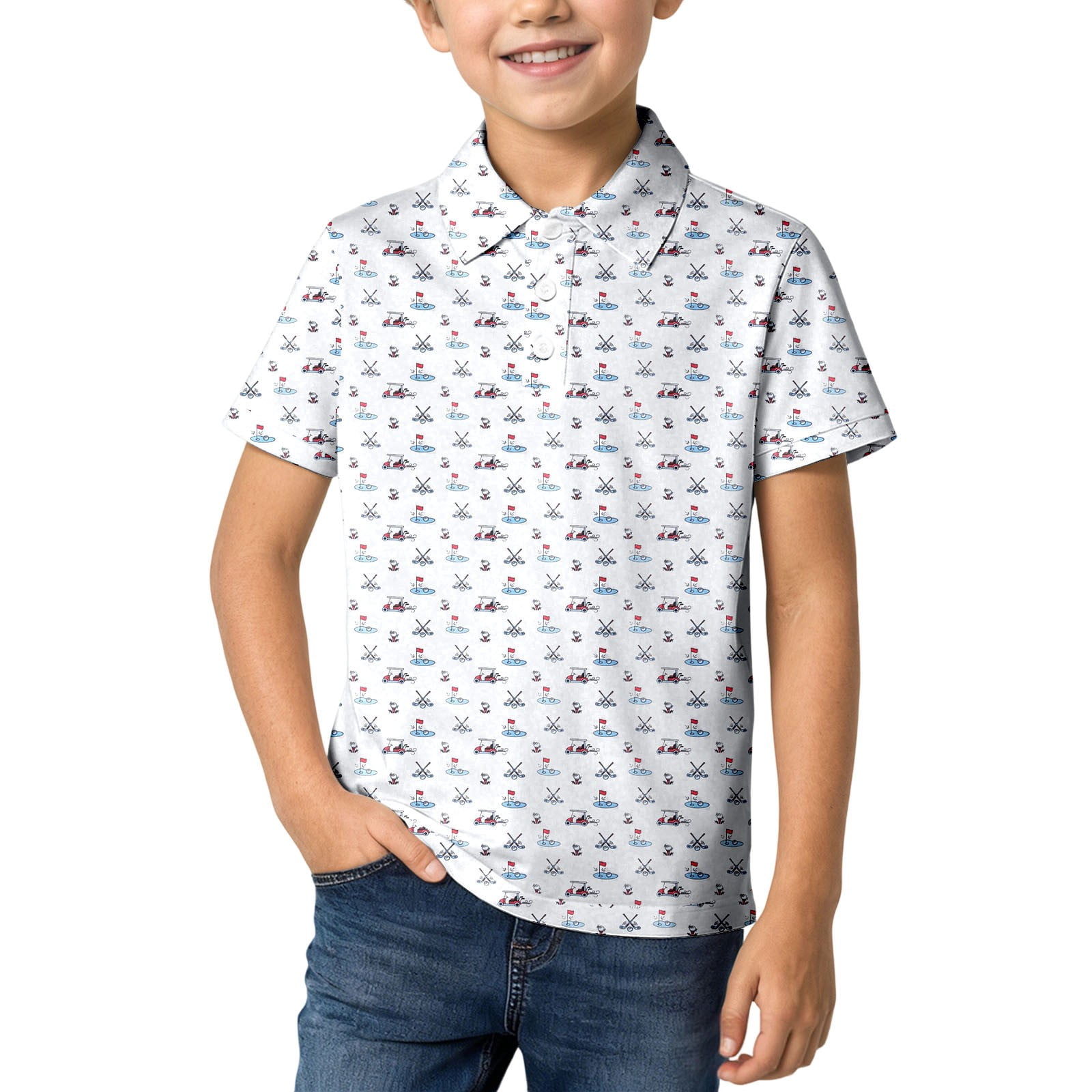 Big Boys T Shirts Kids Daily Casual Short Sleevewith Print Breathable ...