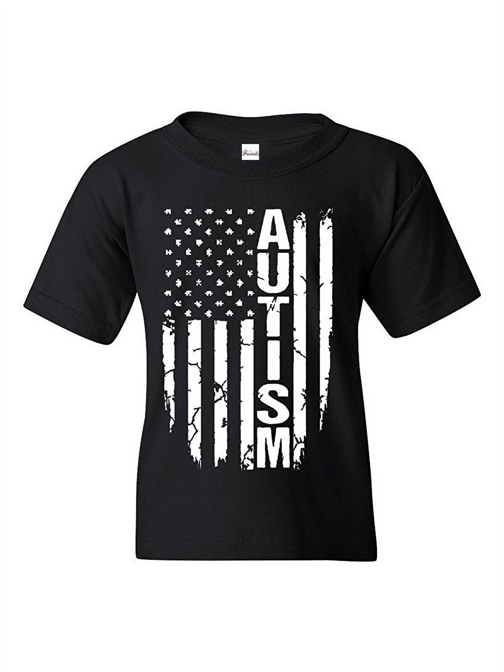 Big Boys T-Shirts and Tank Tops - Autism Flag - Walmart.com