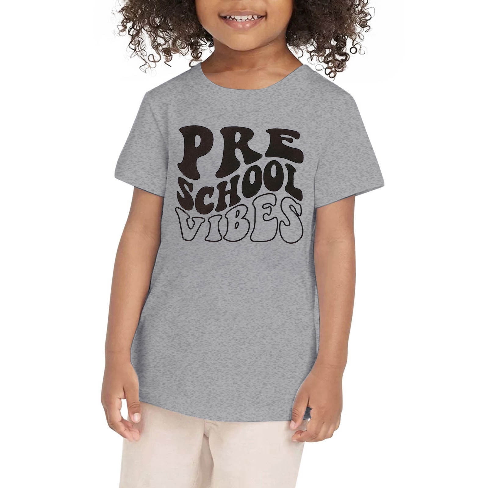Big Boys Toddler Boy Girl Summer Clothes First Day Of School Shirt In ...