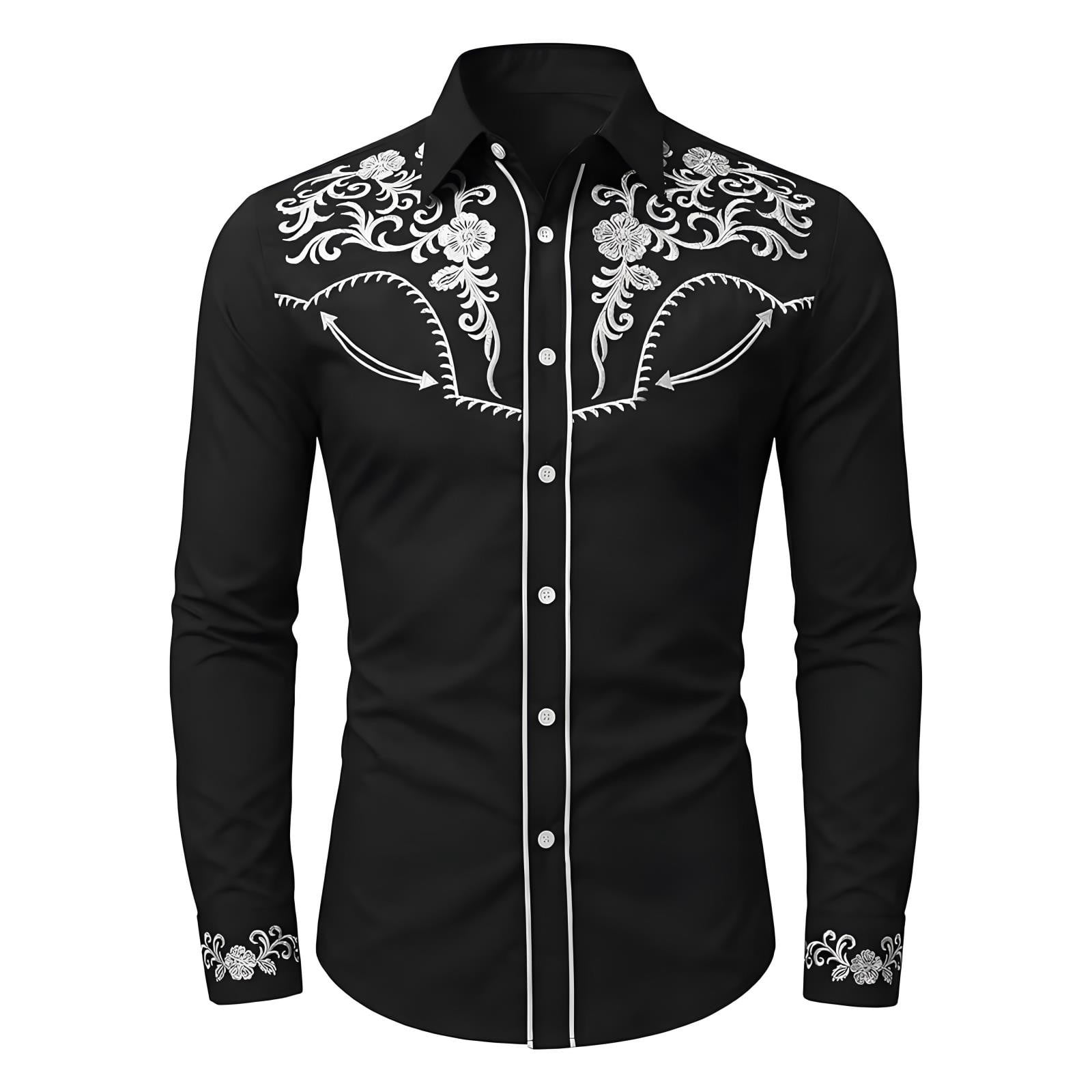 Big Boys Tops Long Sleeve Shirts Kids Size Cowboy 3D Print Boys Tops ...