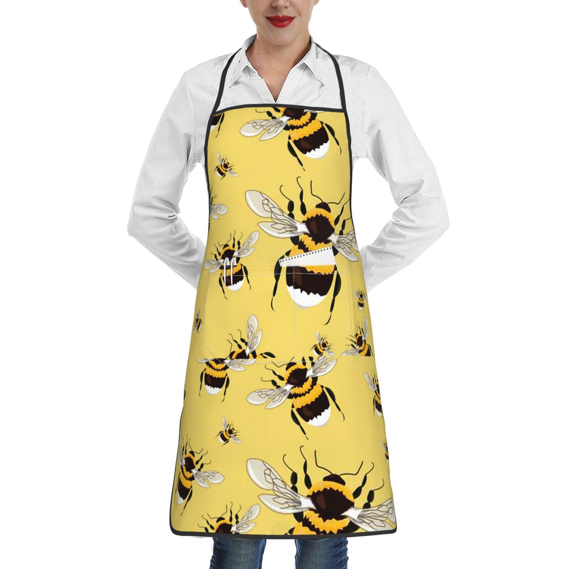 Big Bright Bumblebees Realistic Insects Women'S And Men'S Kitchen ...