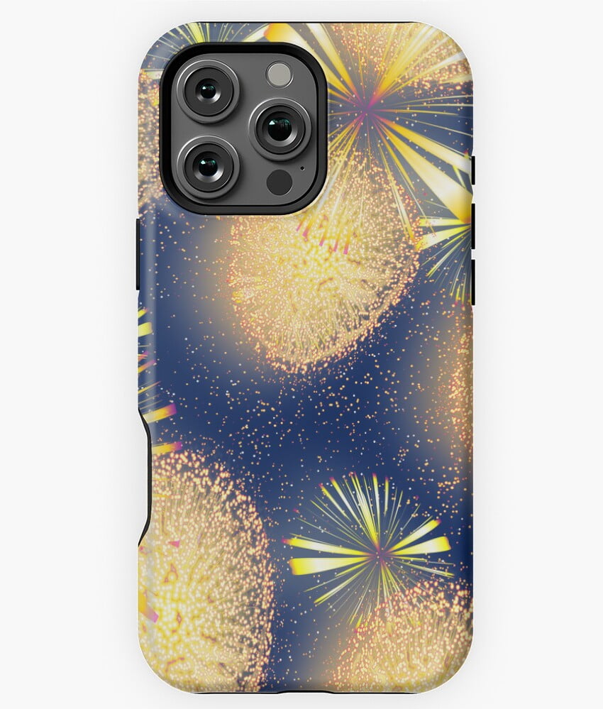 Big Bright Explosive Fireworks Show Phone Case for iPhone 16 15 14 13 ...