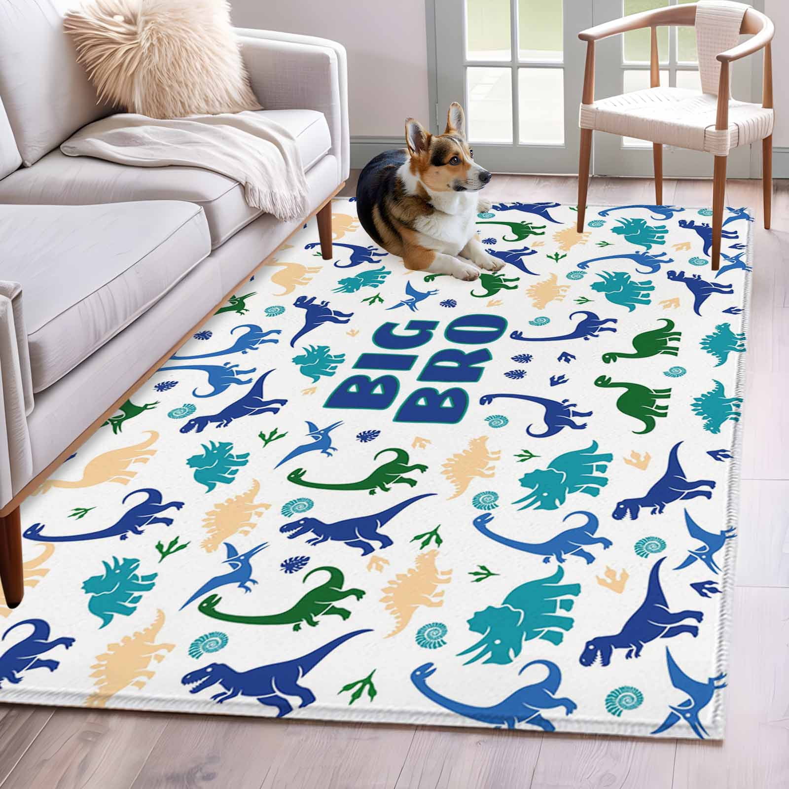 Big Bro 2.7x5 Rug for Office Desk Chair Area Small Bedroom, Cartoon ...