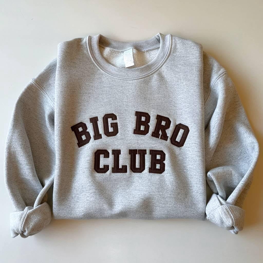 Big Bro Club Sweatshirt, Sibling Reveal Outfit, Sibling Reveal Outfit ...
