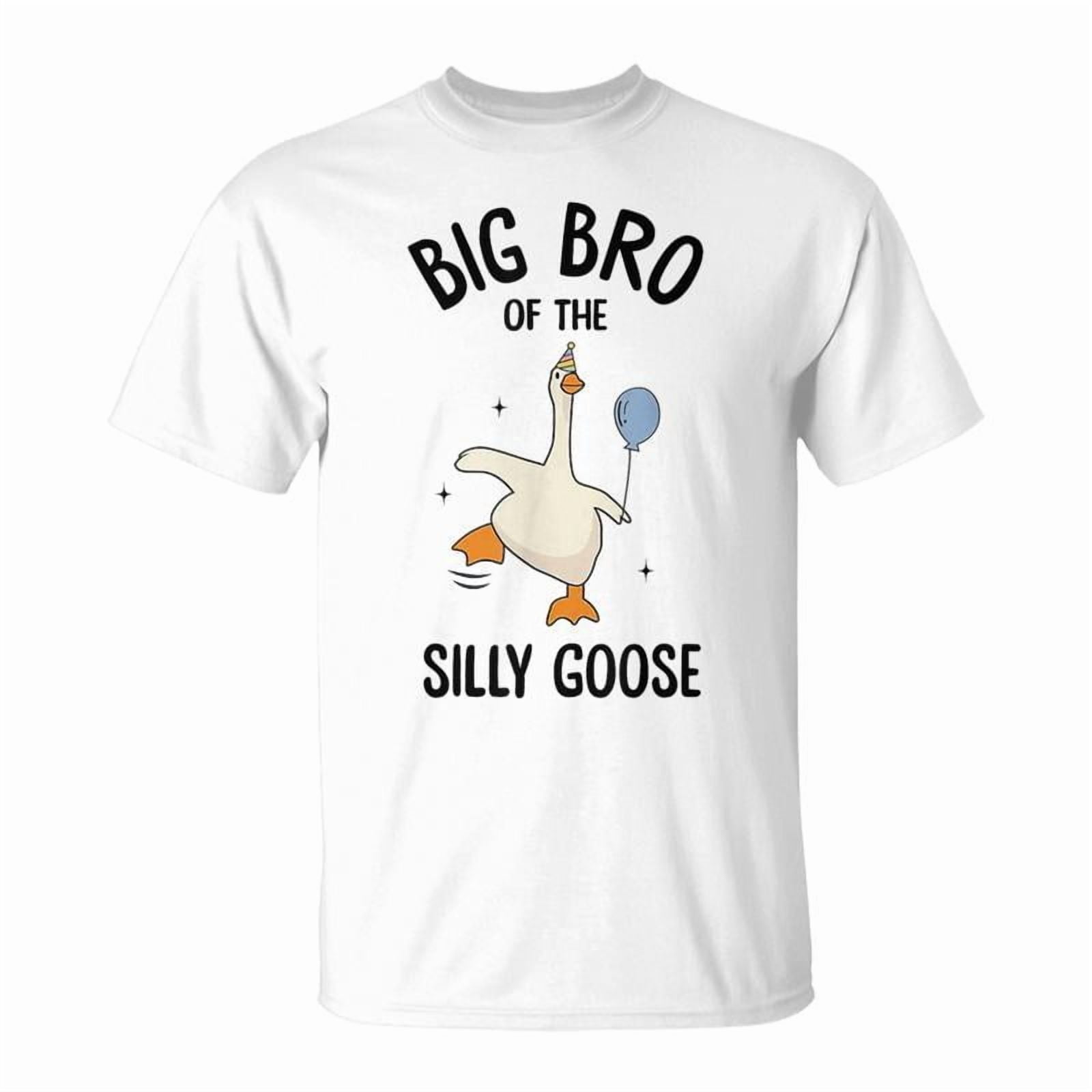 Big Bro Of The Silly Goose First Birthday Family Matching TShirt ...