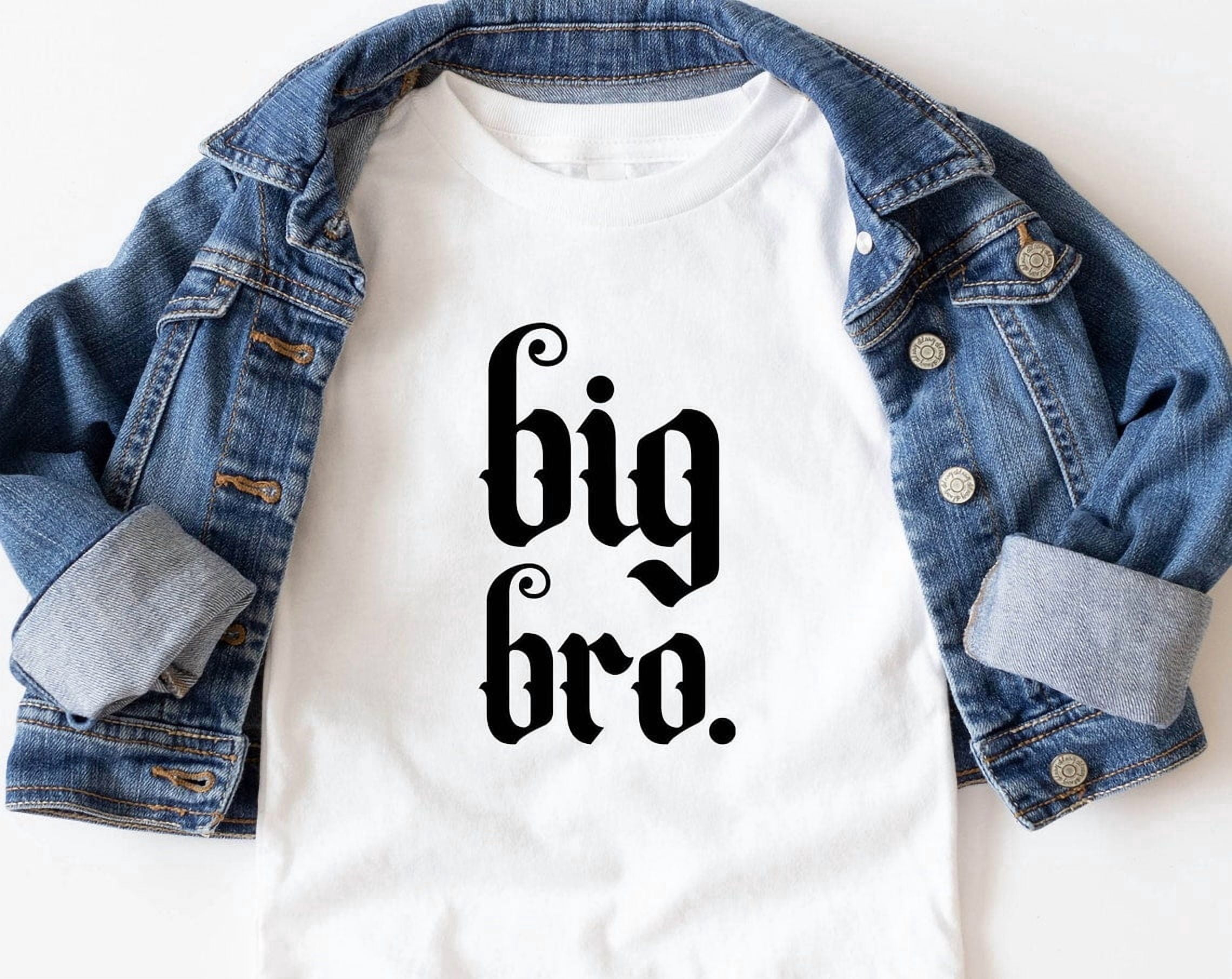 Big Bro Shirt: Baby Announcement Sibling Tee - Walmart.com