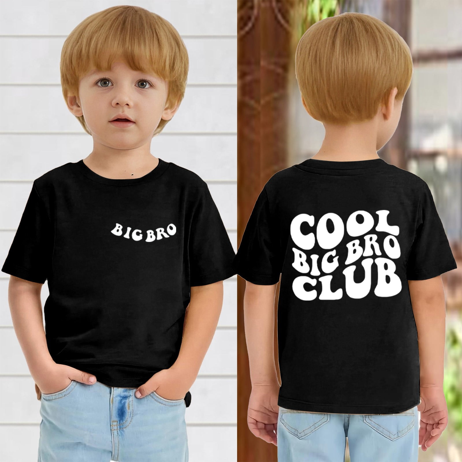 Big Bro Shirt,Short Sleeve Big Brother Shirts Toddler Boys Cool Bro ...